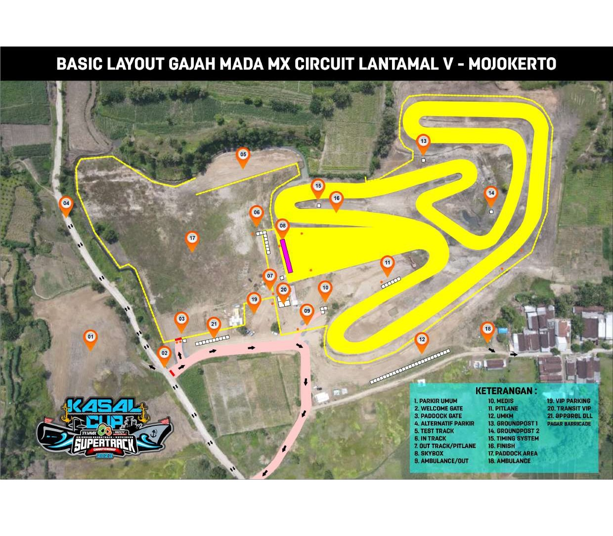 Inilah Basic Layout Sirkuit yang Jadi Lokasi Kejurnas GTX-MX Kasal Cup ...